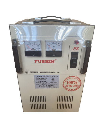 Biến áp 1 Pha 220V ra 3 Pha 220V - 2HP Fushin